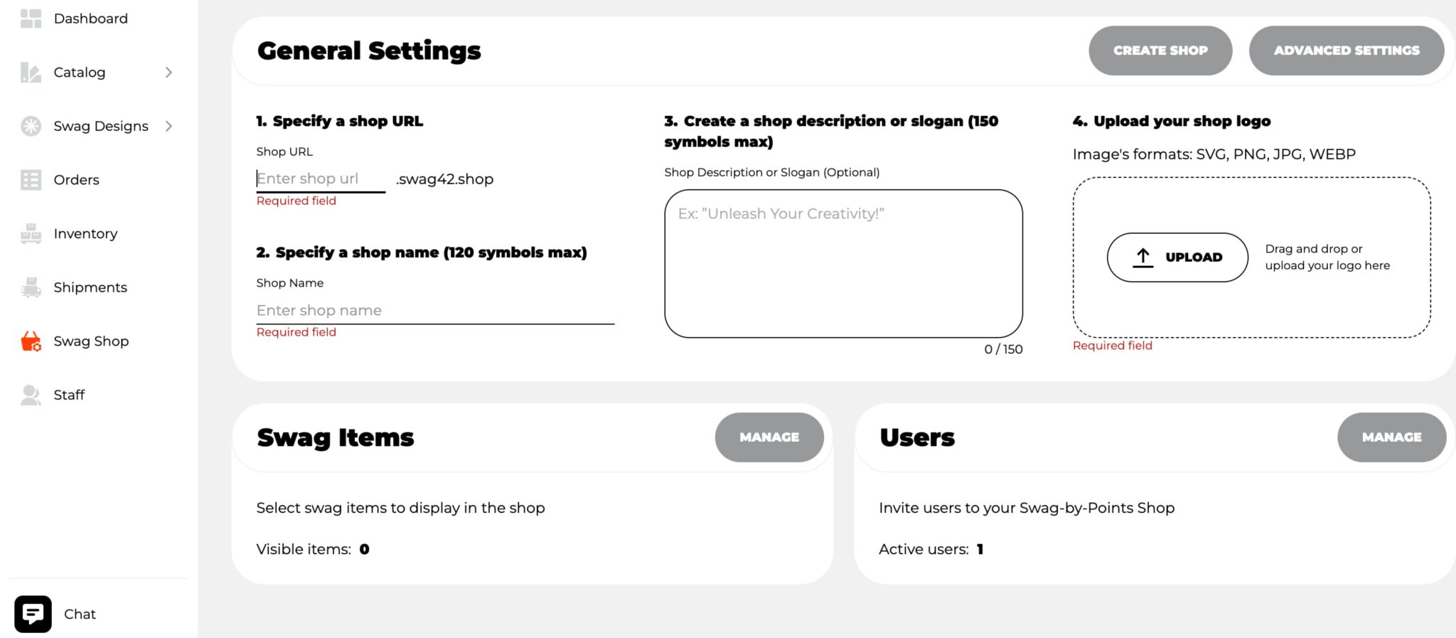 Corporate team-building idea with a digital swag shop